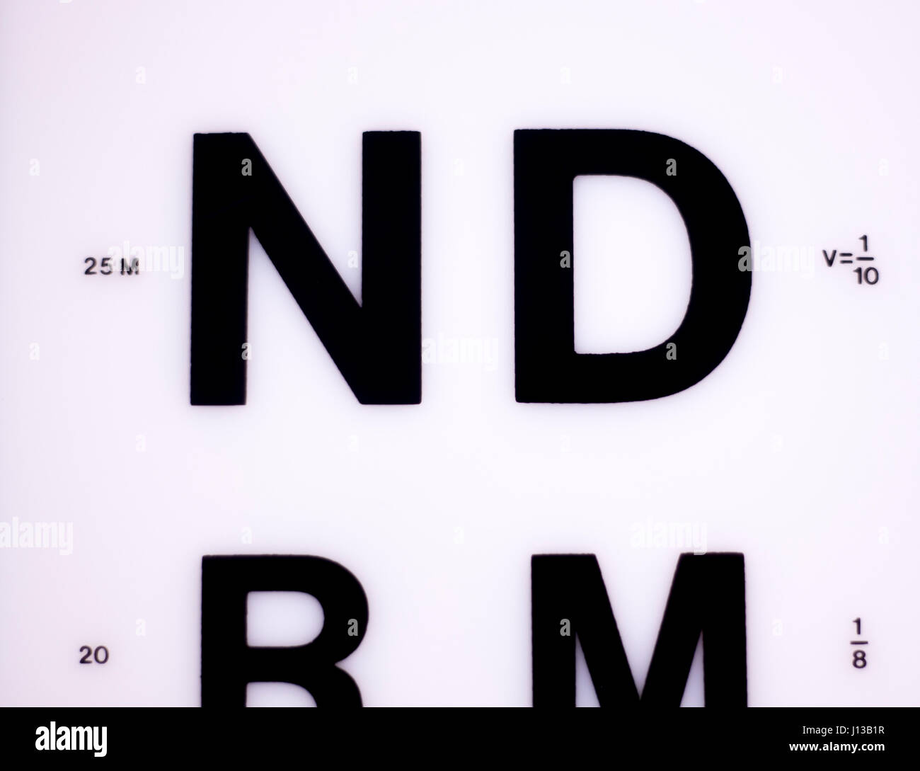 Opticians ophthalmology and optometry eye test chart to test sight and ...