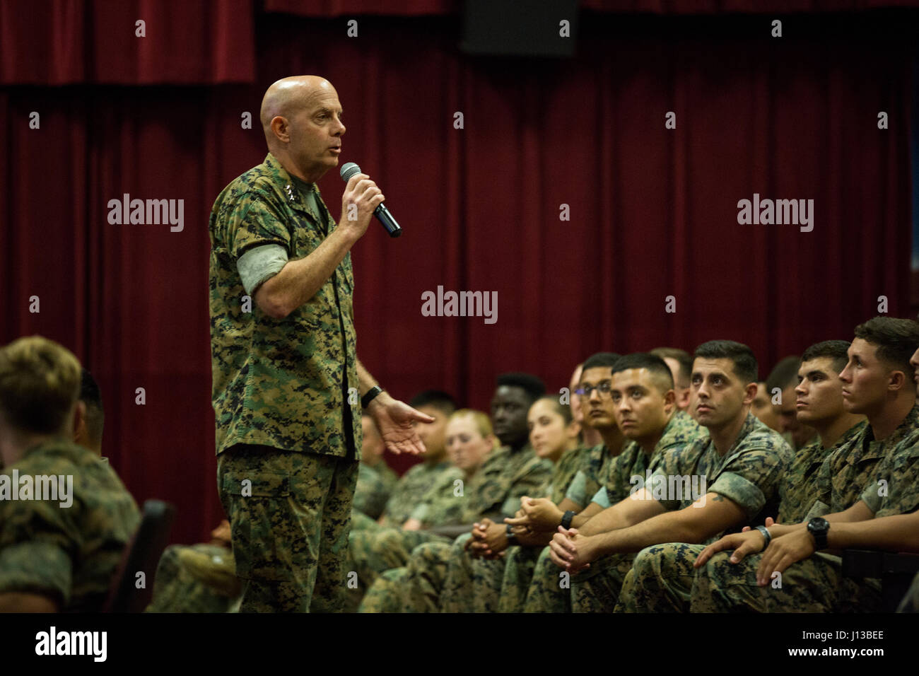 Lt. Gen. David Berger, commander, U.S. Marine Corps Forces, Pacific ...