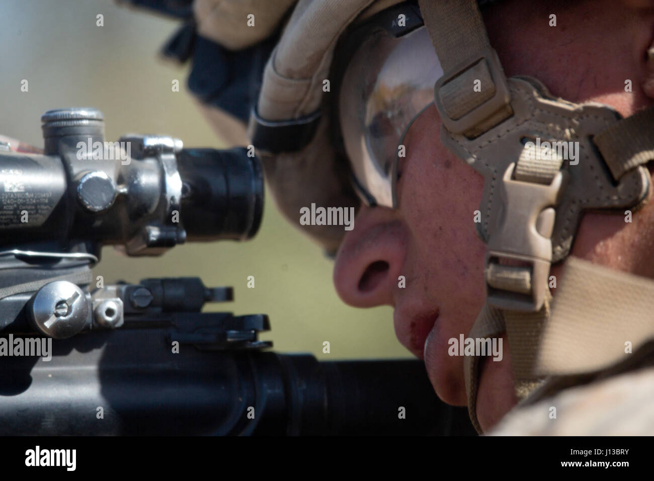 U.S. Marine Corps Pfc. Zachary Poulos, riflemen with 2nd Battalion, 6th ...