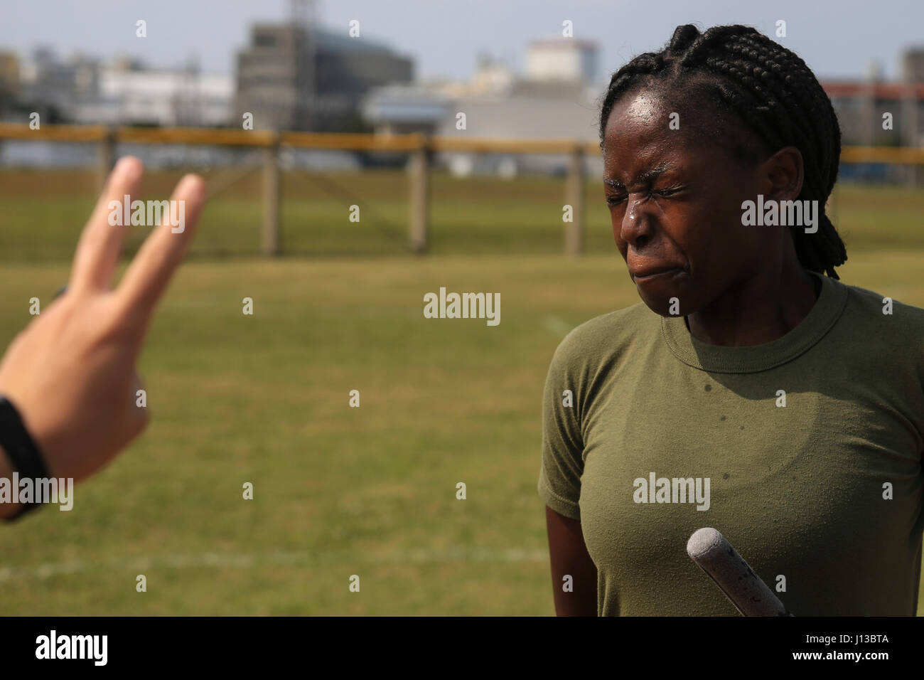 U.S. Marine Corps Lance Cpl. Jesula Jeanlouis, combat photographer ...