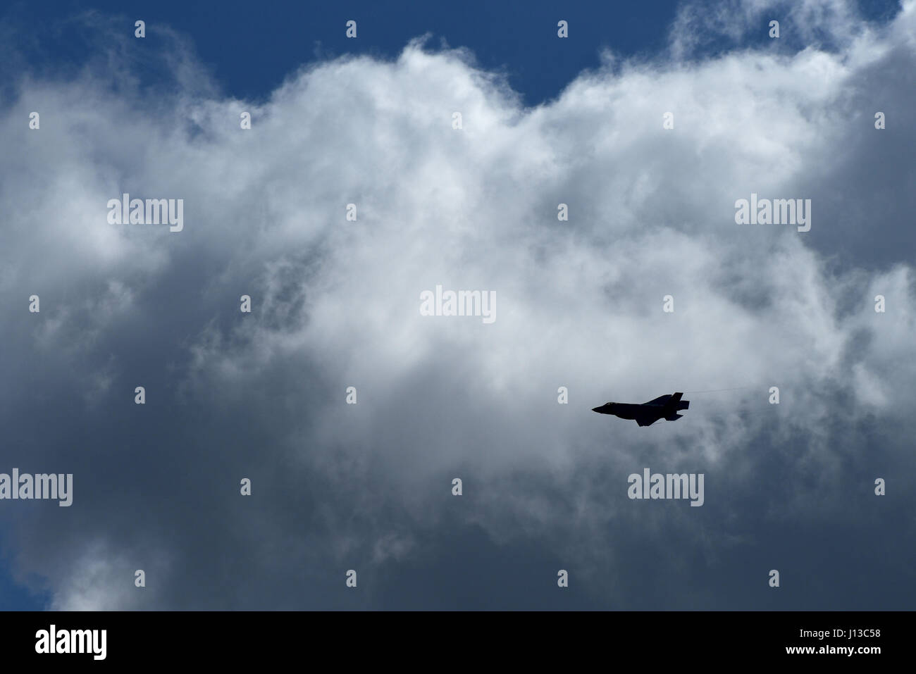 An F-35 Lightning II from the 34th Fighter Squadron at Hill Air Force ...