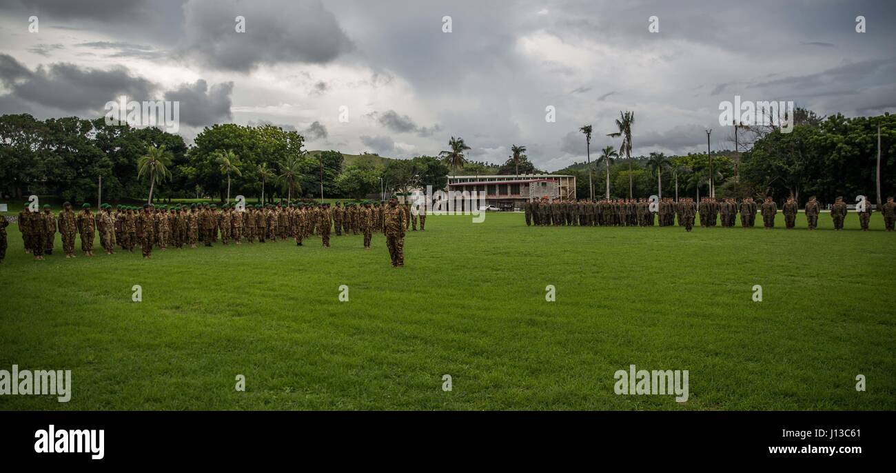 TAURAMA, Papua New Guinea (April 15, 2017) U.S. Marines with the 11th ...
