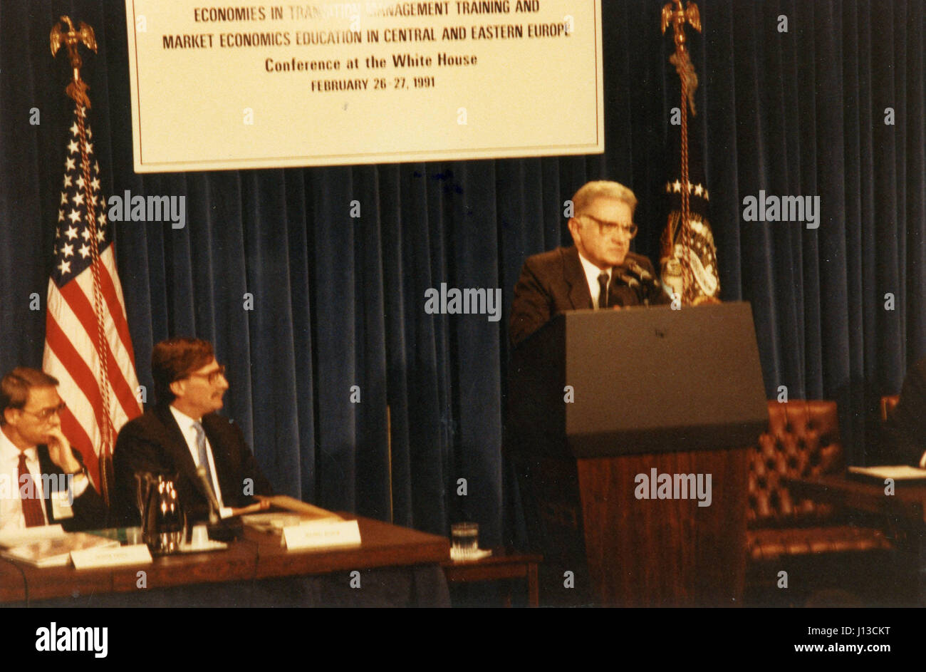 Seated on the podium hi-res stock photography and images - Alamy