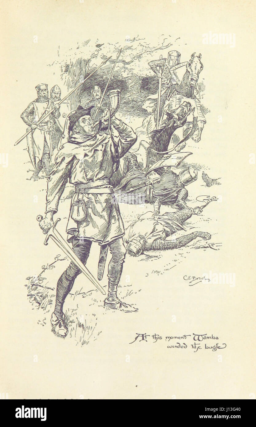 Ivanhoe ... With 16 illustrations by C. E. Brock Stock Photo - Alamy