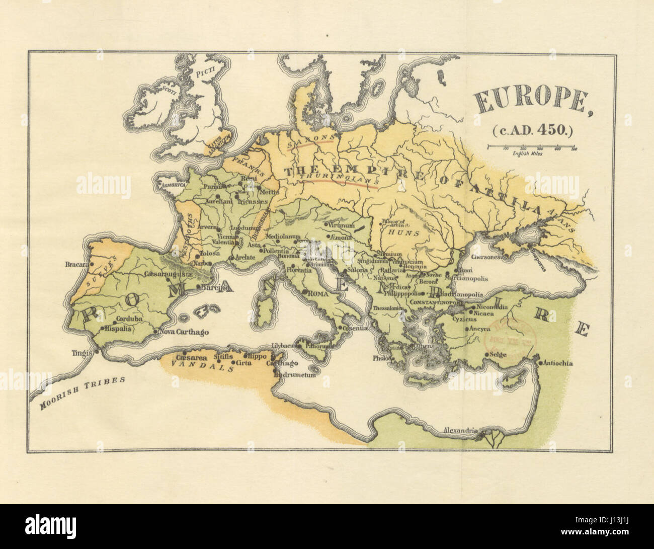 Fall of roman empire painting hi-res stock photography and images - Alamy