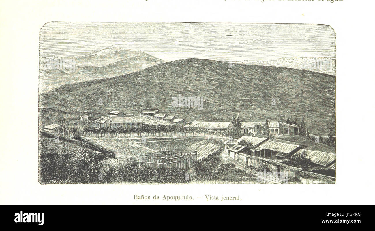 Chile ilustrado. Guia descriptivo del territorio de Chile, etc Stock ...