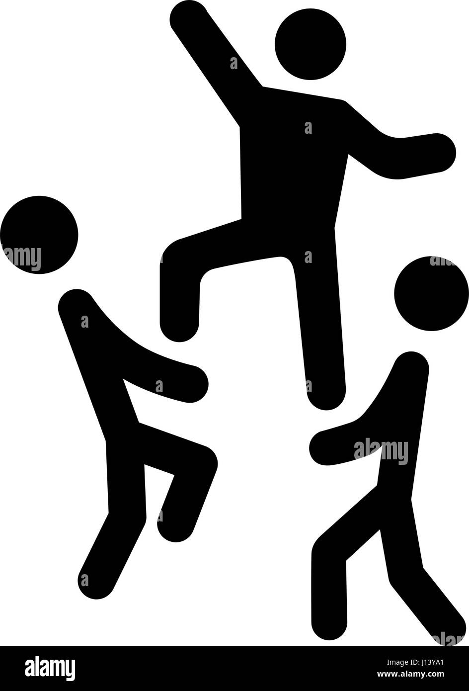 Team Building Concept Icon. Flat Design Stock Vector Image & Art - Alamy