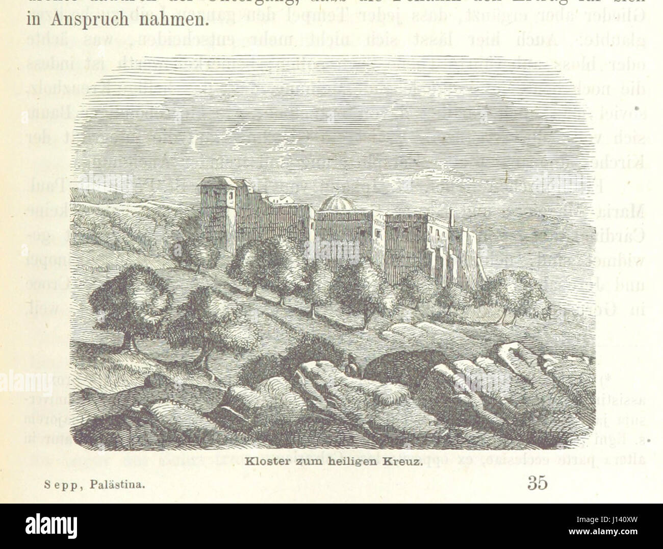 Jerusalem und das heilige Land. Pilgerbuch nach Palästina, Syrien und Ægyptien Stock Photo - Alamy