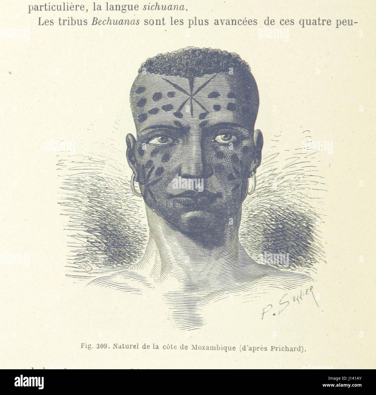 'Les Races Humaines' is an illustrated work focusing on human races ...