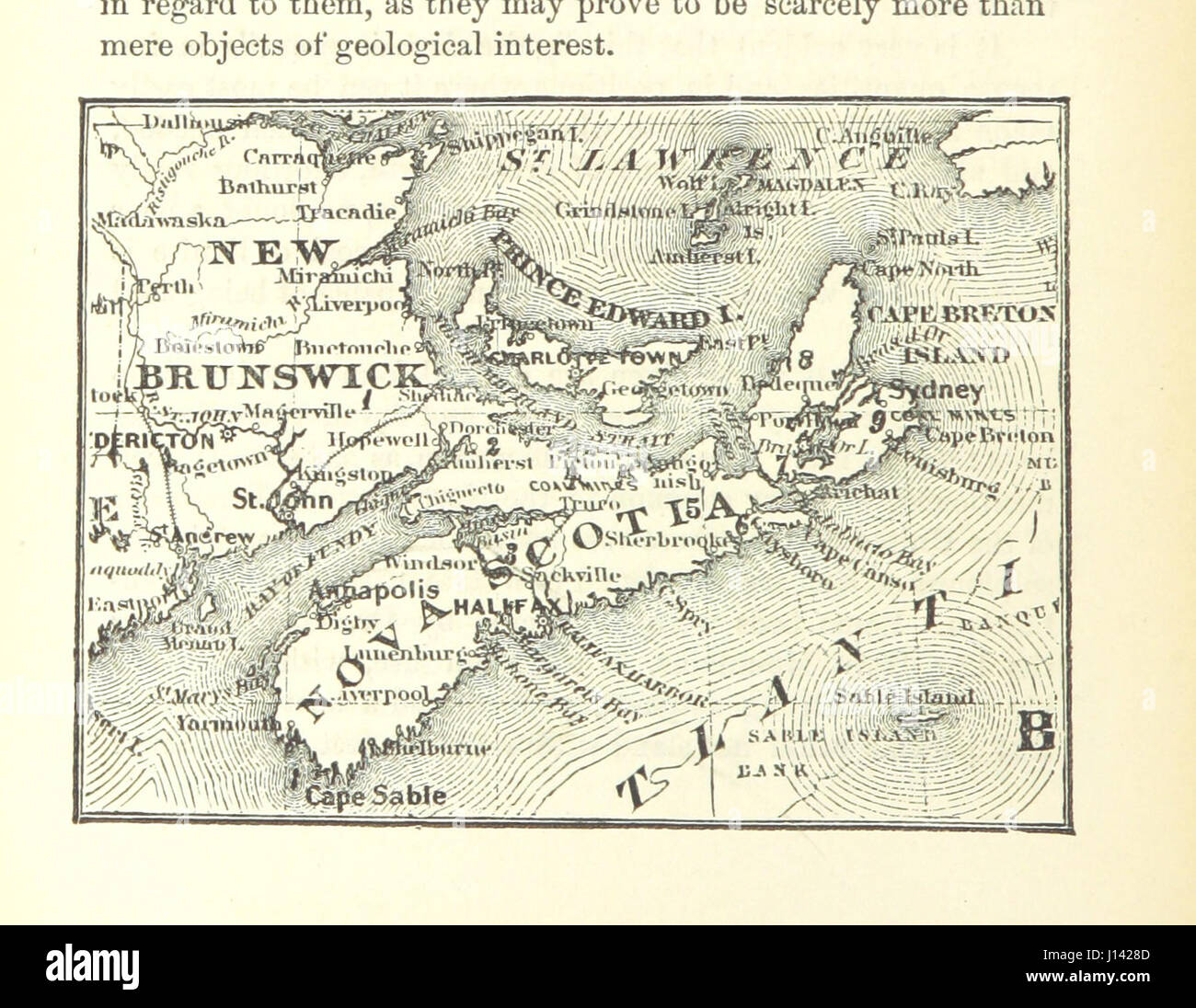 This image from 'The Coal-Regions of America' highlights the topography ...