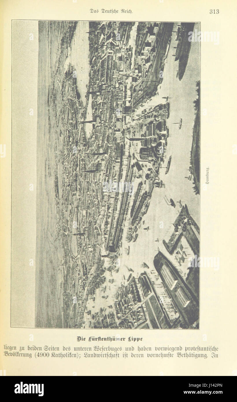 Die Erde. Eine allgemeine Erd- und Länderkunde, etc Stock Photo - Alamy