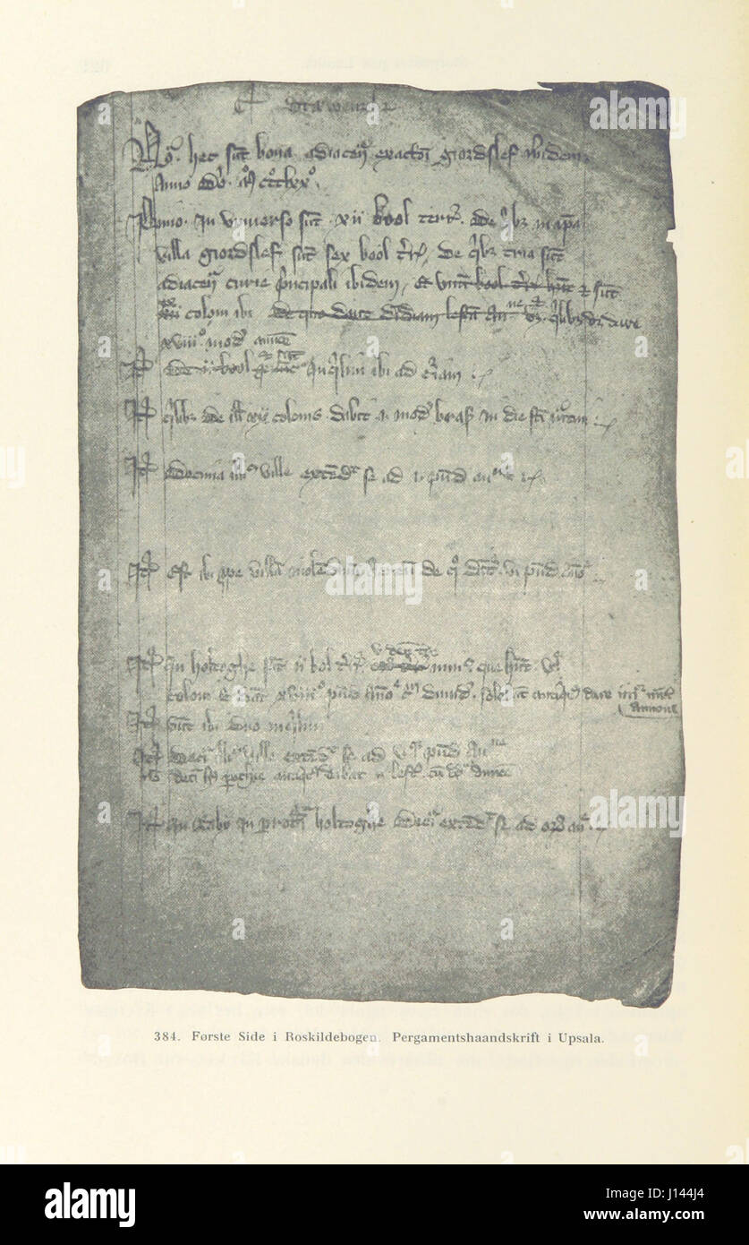 *Danmarks Riges Historie* is a historical account of Denmark, written by J. Steenstrup and ...