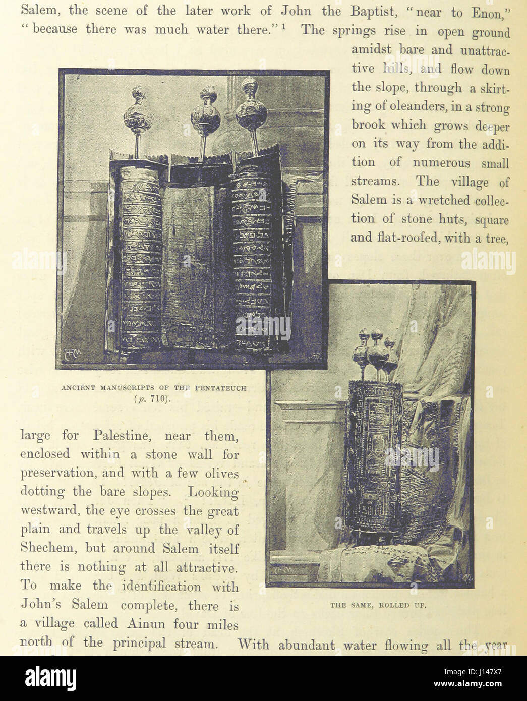 A book of scripture illustrations from the Holy Land, focusing on key ...