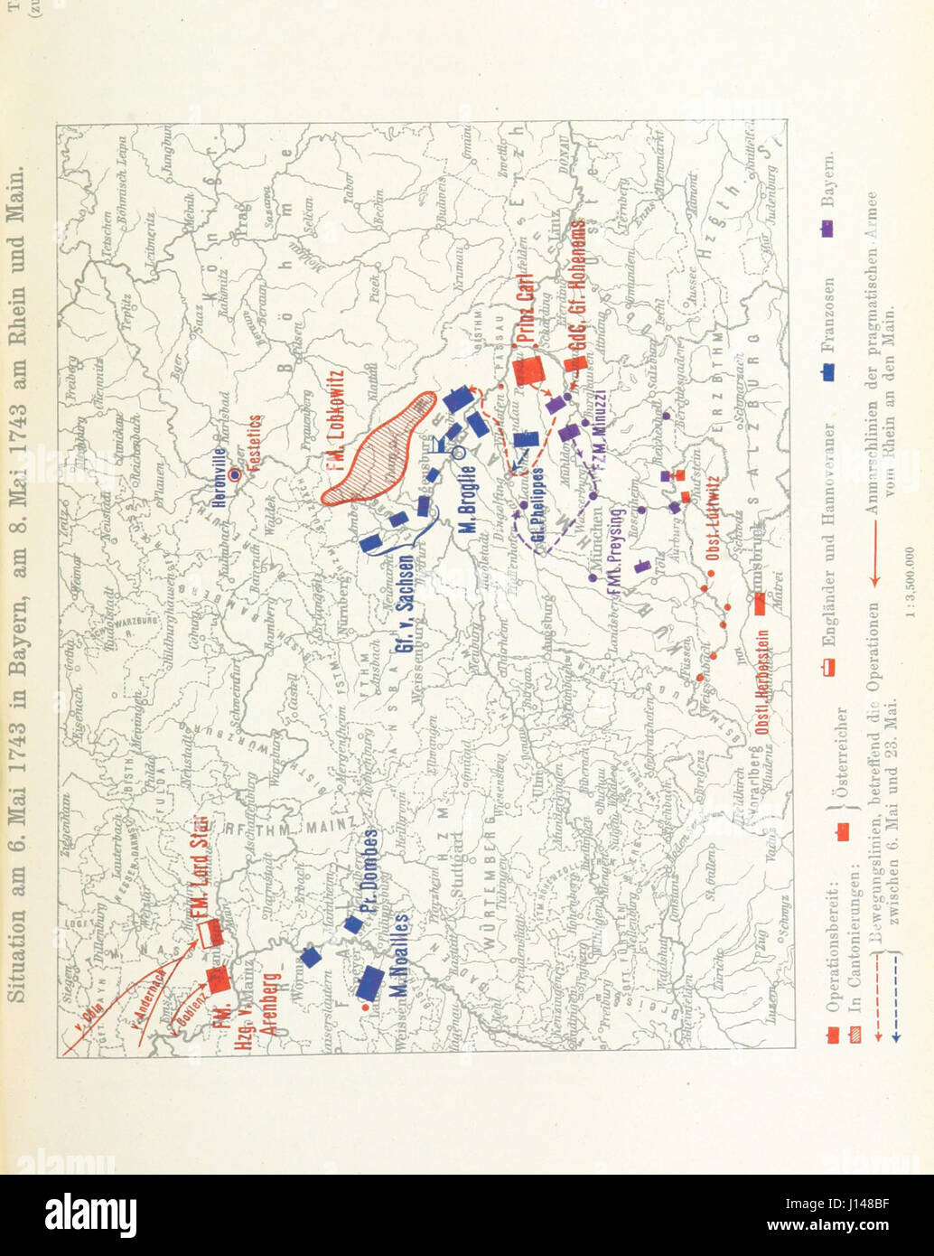 War of the austrian succession 1740 1748 hi-res stock photography and ...