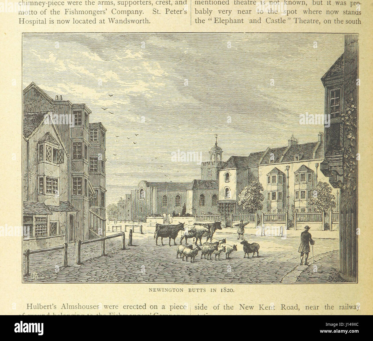 'Old & New London' by W. Thornbury and Edward Walford contrasts the ...