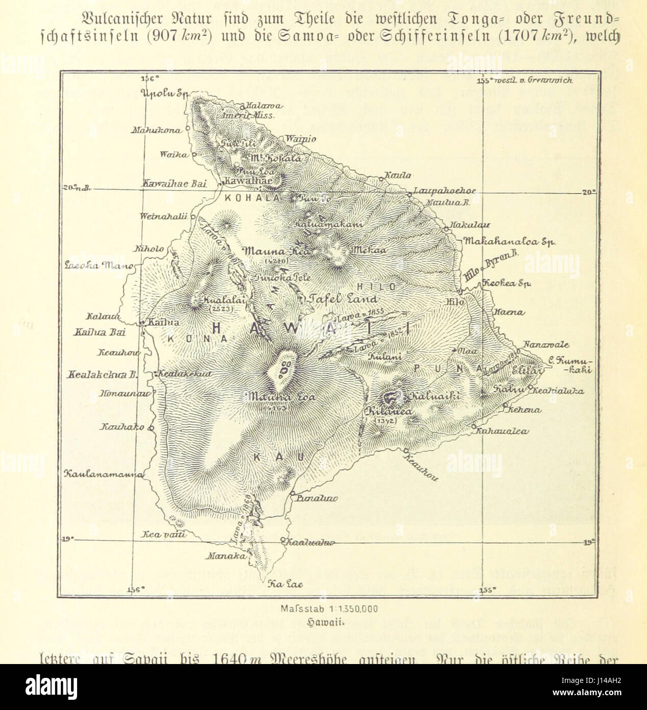 Die Erde. Eine allgemeine Erd- und Länderkunde, etc Stock Photo - Alamy
