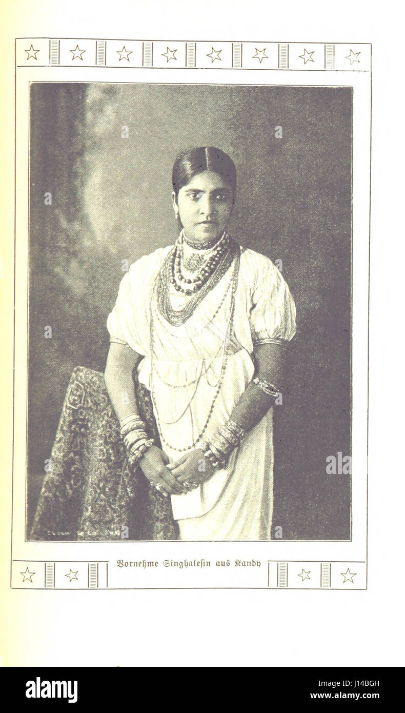 Ceylon ... Mit 39 Bildern und 1 Karte. 8. Tausend Stock Photo - Alamy