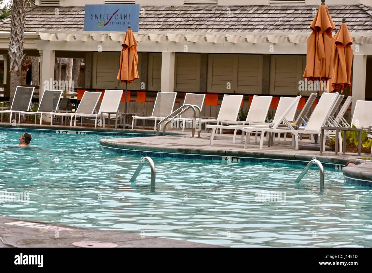 Hotel swimming pool Stock Photo - Alamy