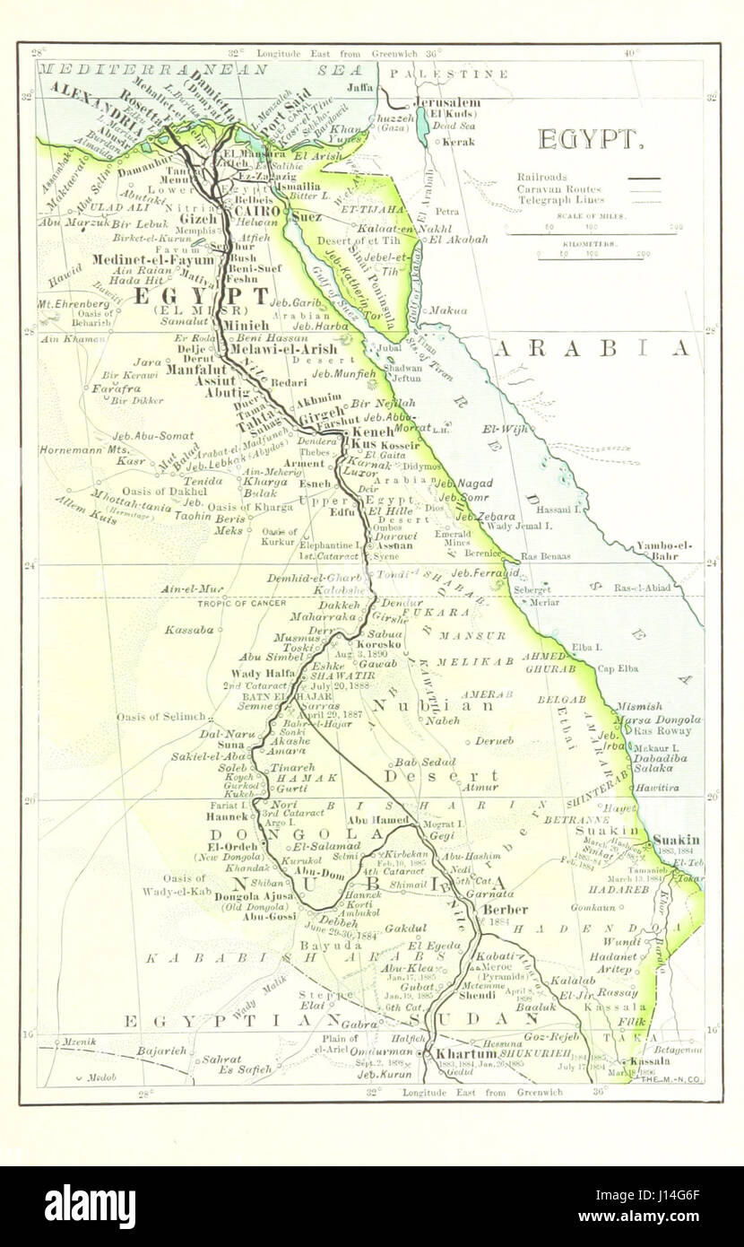 Present-Day Egypt ... Illustrated, etc Stock Photo - Alamy