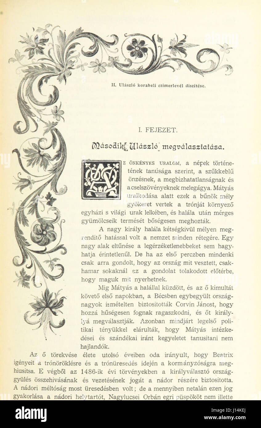 A magyar nemzet tortenete. Szerkeszti Szilágyi S. [With maps and illustrations.] Stock Photo - Alamy