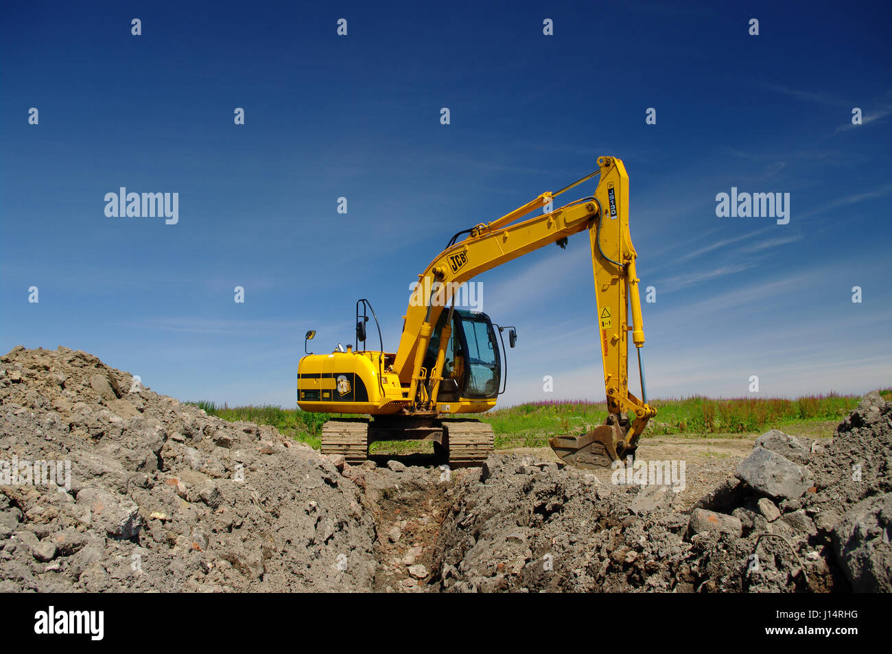 JCB JS 130 excavator Stock Photo - Alamy