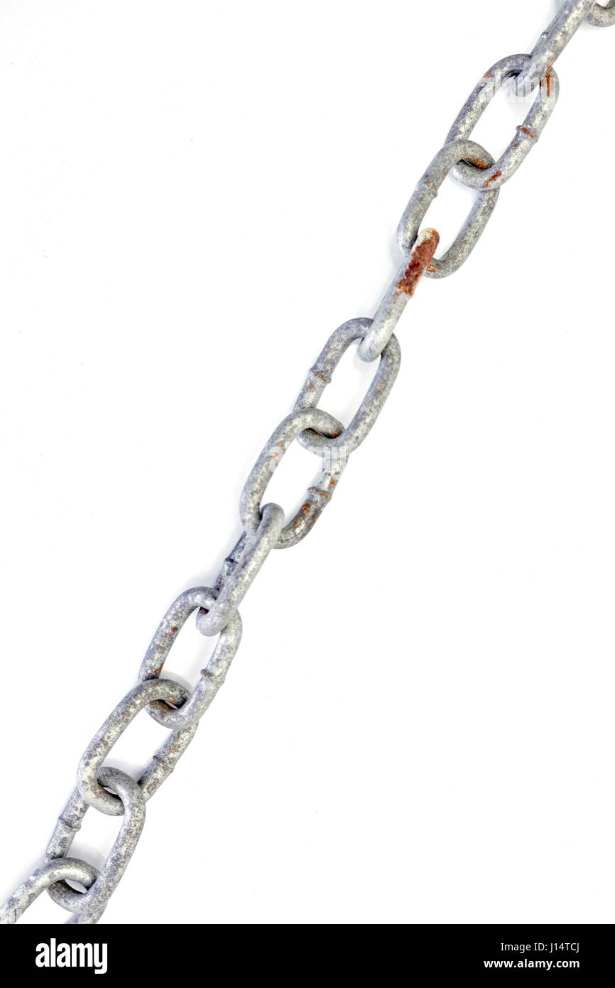 A studio photo of a metal chain Stock Photo - Alamy