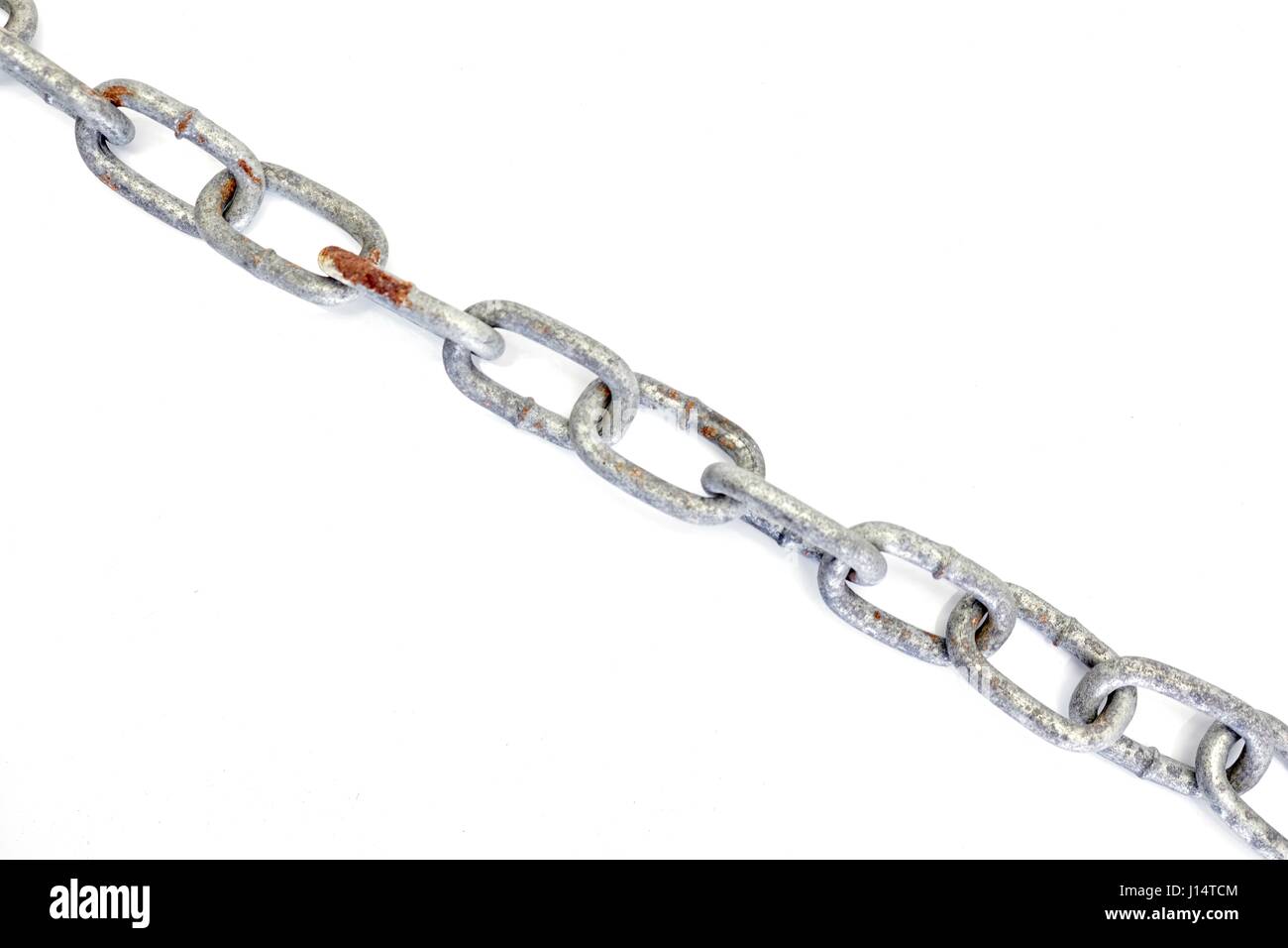 A studio photo of a metal chain Stock Photo - Alamy