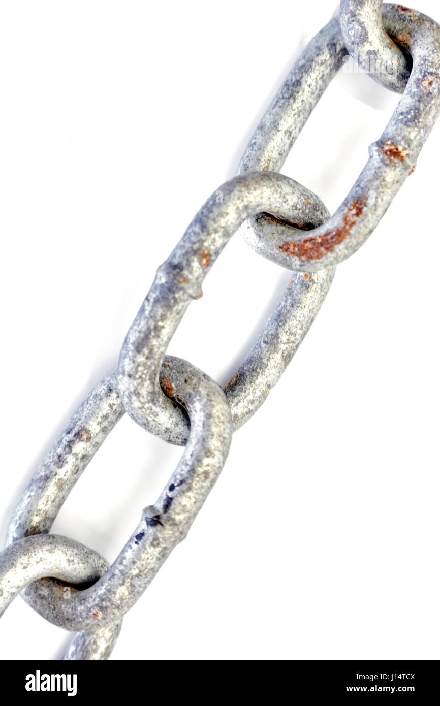 A studio photo of a metal chain Stock Photo - Alamy