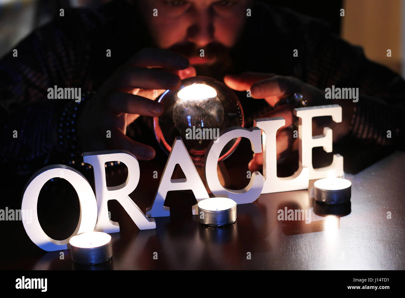 oracle guessing future Stock Photo - Alamy