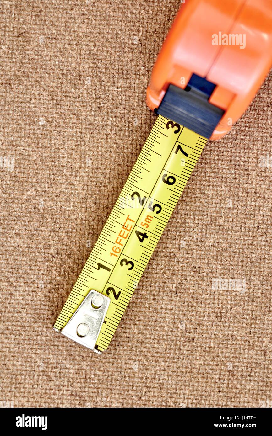 A studio photo of a measuring tape Stock Photo - Alamy