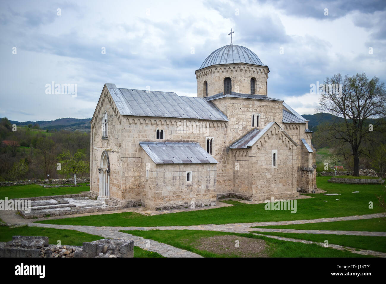 Orthodox monastery - Gradac Stock Photo - Alamy