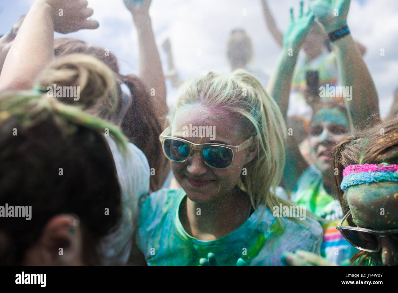The Color Run officials reports that around 10,000 runner participated ...
