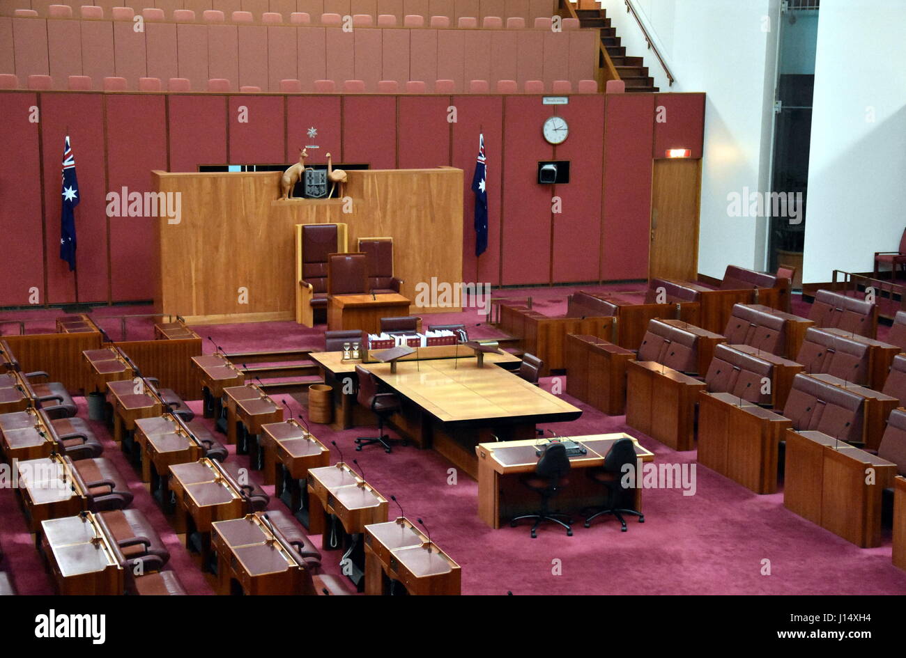 Canberra, Australia - March 18, 2017. Interior view of the Australian ...