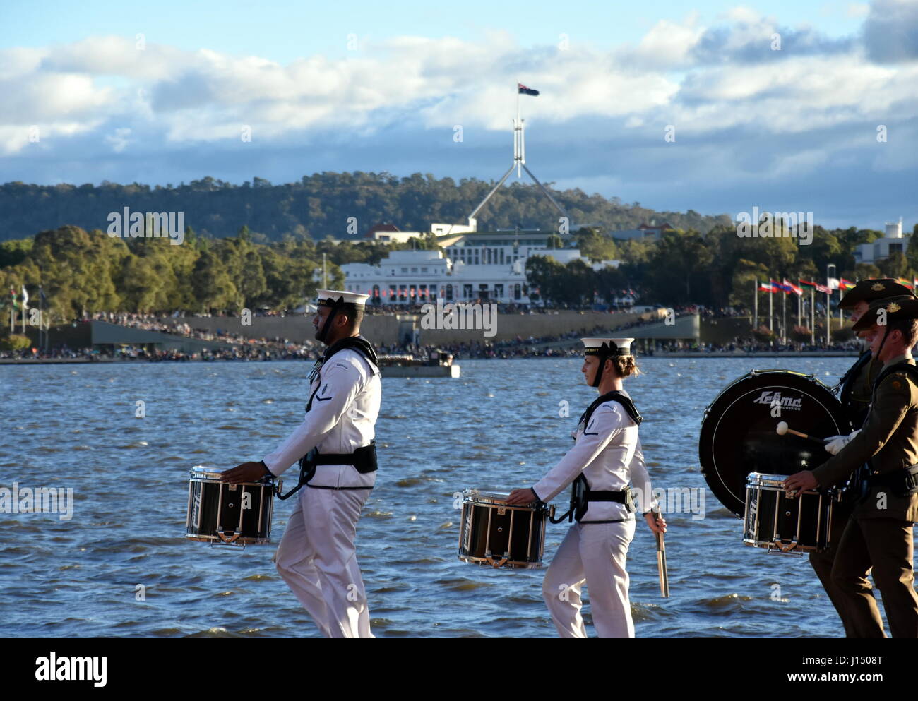 Canberra, Australia - Mar 18, 2017. Australian Federation Guard conduct ...