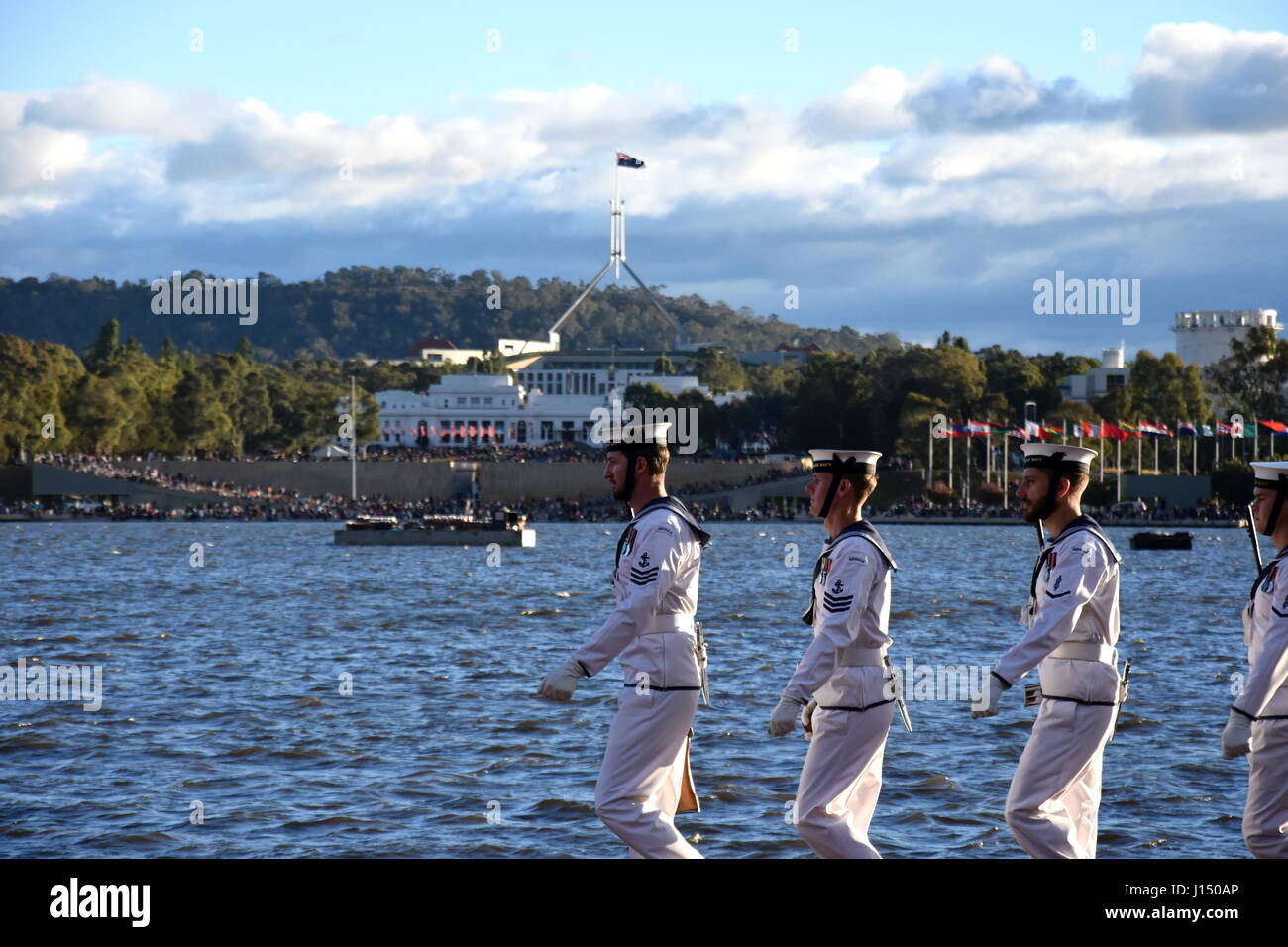 Canberra, Australia - Mar 18, 2017. Australian Federation Guard conduct ...