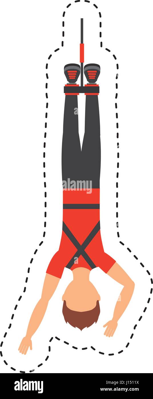 Bungee jump Stock Vector Images - Alamy