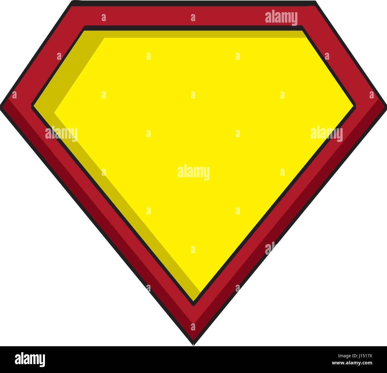 hero shield isolated icon Stock Vector Image & Art - Alamy