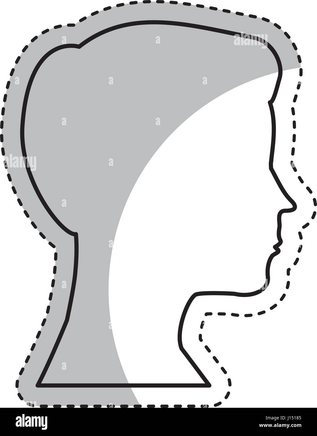 head man profile icon Stock Vector Image & Art - Alamy