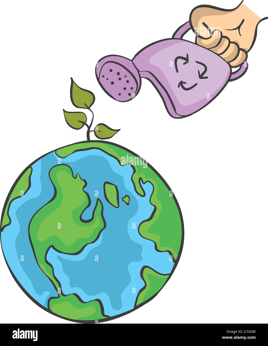 Doodle bad environment world Stock Vector Image & Art - Alamy