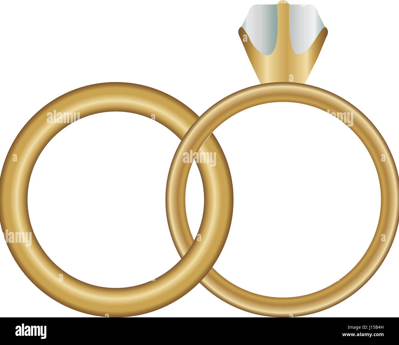 white background with wedding rings Stock Vector Image & Art - Alamy