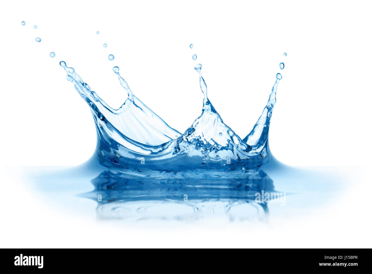 Water splash on water surface Cut Out Stock Images & Pictures - Alamy
