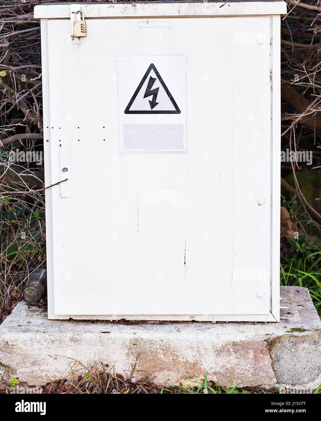 Outdoor Electric Power Control Panel Stock Photo - Alamy
