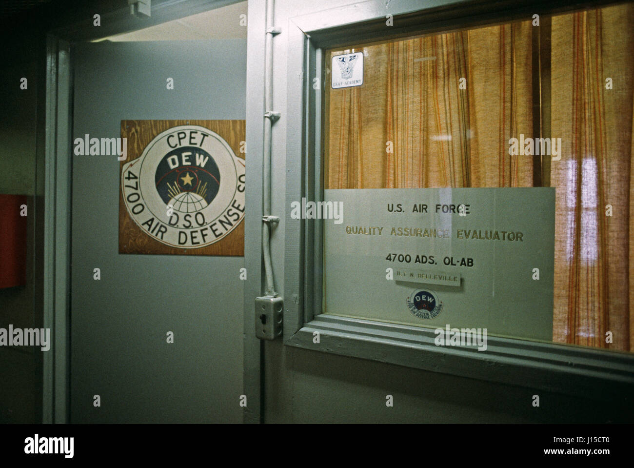 Administrative offices Inside Cambridge Bay Distant Early Warning radar ...