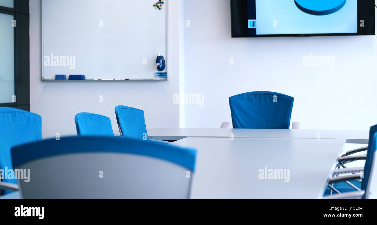 Interior View Of Empty Meeting Room Stock Photo - Alamy