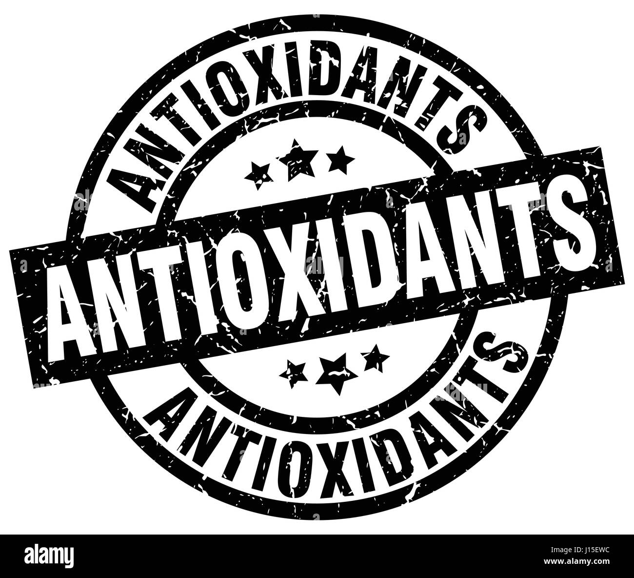 antioxidants round grunge black stamp Stock Vector Image & Art - Alamy