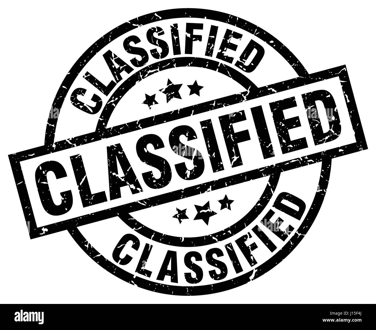 classified round grunge black stamp Stock Vector Image & Art - Alamy