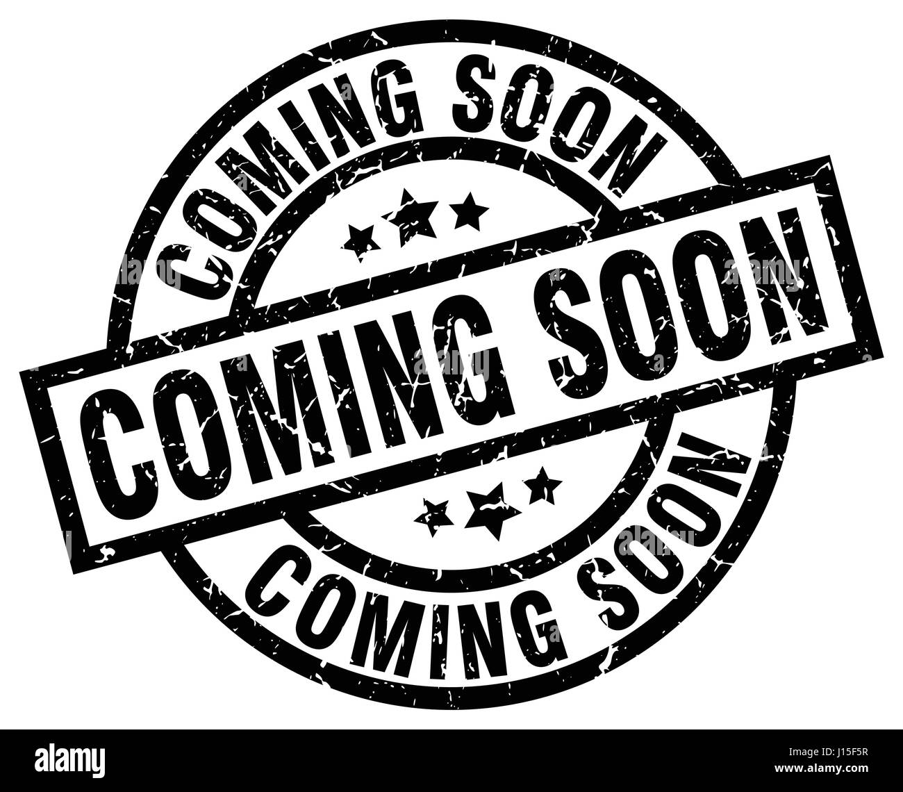 coming soon round grunge black stamp Stock Vector Image & Art - Alamy