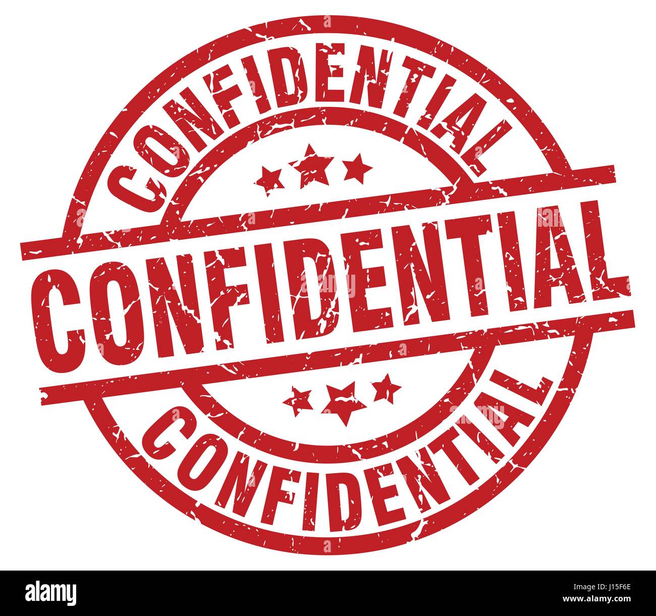 confidential round red grunge stamp Stock Vector Image & Art - Alamy