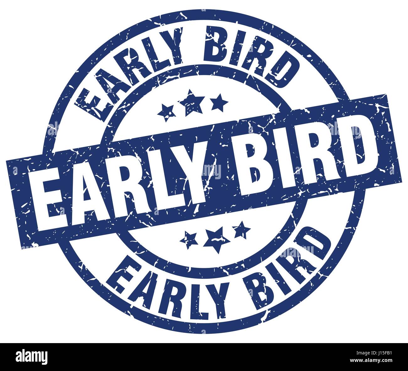Early bird blue grunge hi-res stock photography and images - Alamy