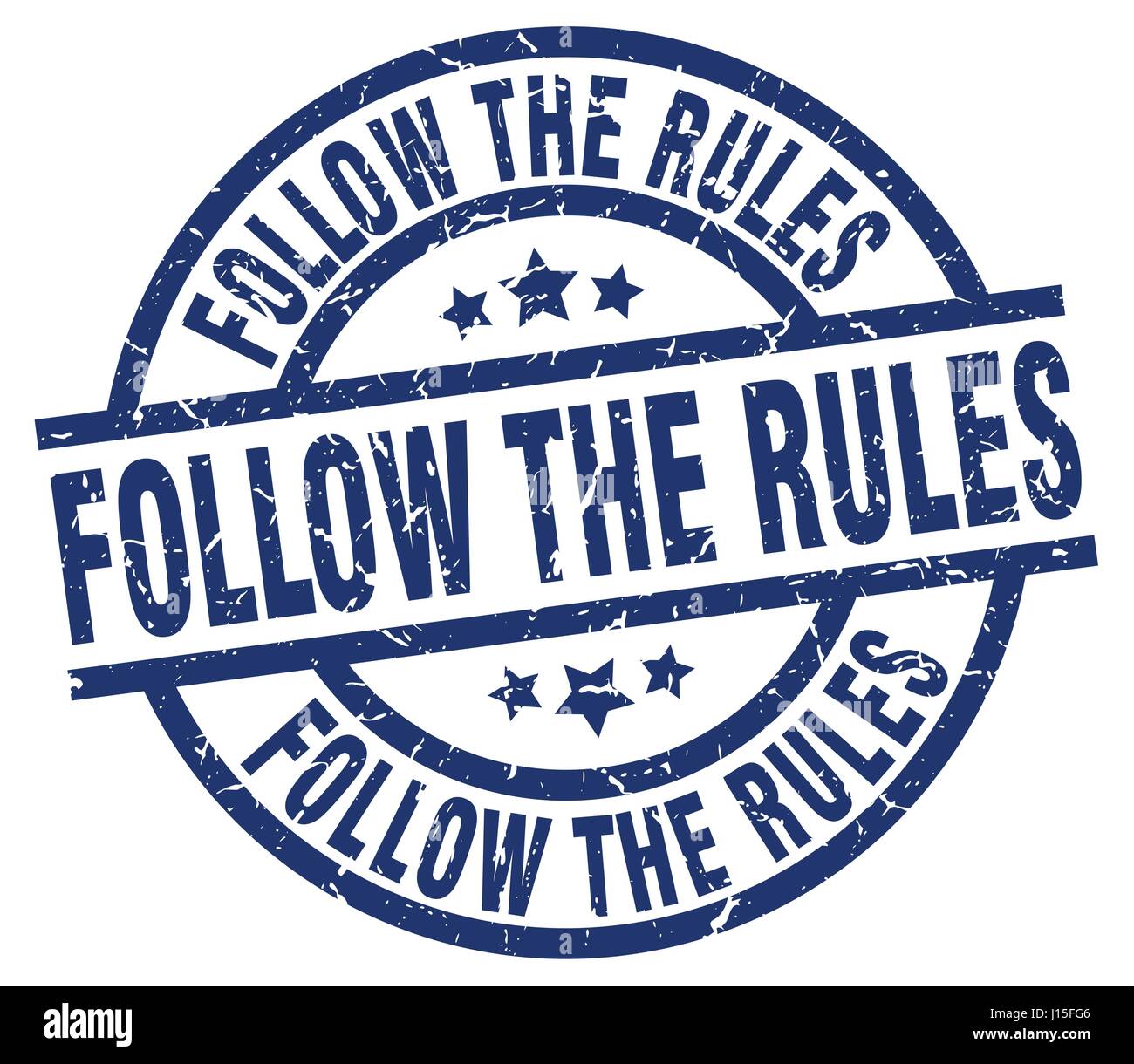 Follow the rules vector vectors hi-res stock photography and images - Alamy